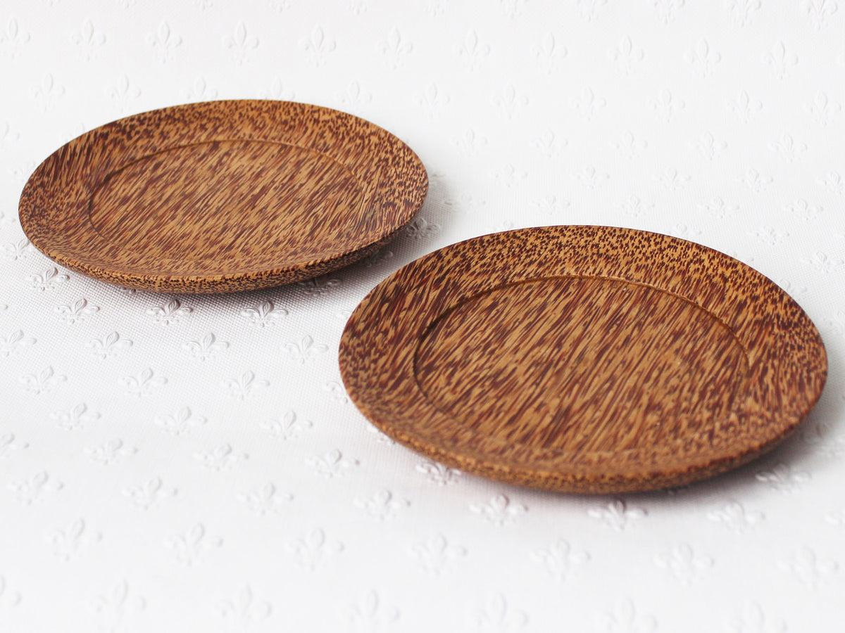 Coconut wood side plate – Serendip